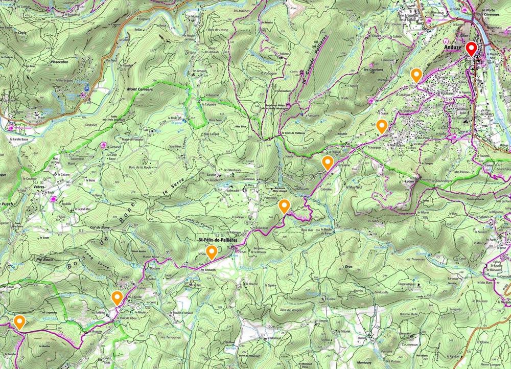 GR67 - Jour 1 / Randonnée d'Anduze au Col des Fosses
