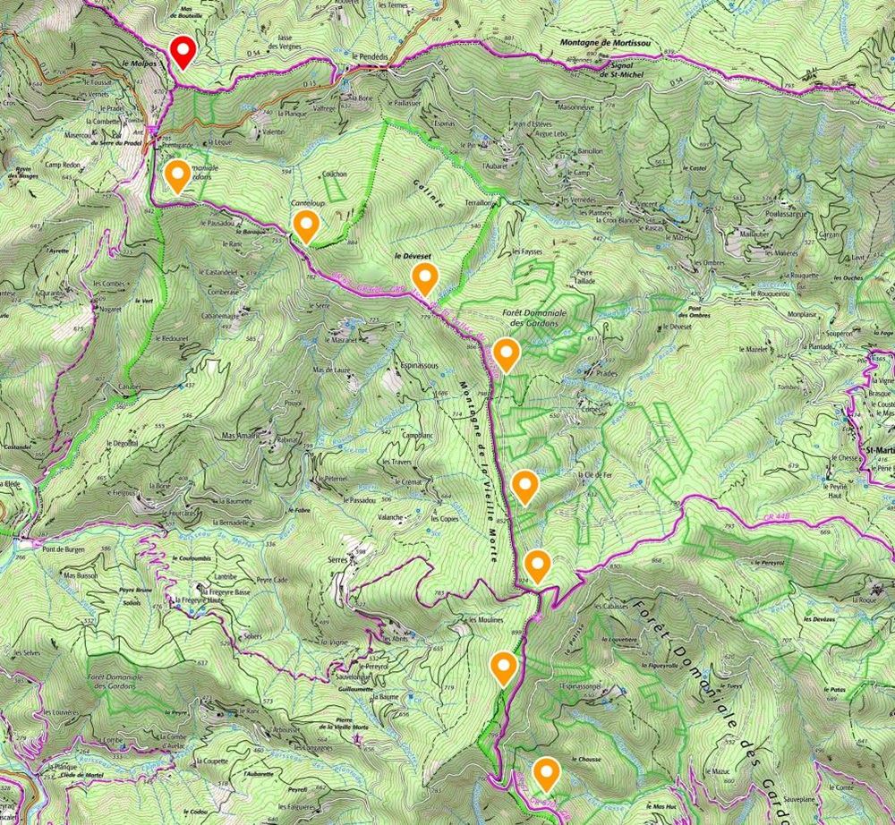 GR67 - Jour 4 / Randonnée du Malpas à Anduze